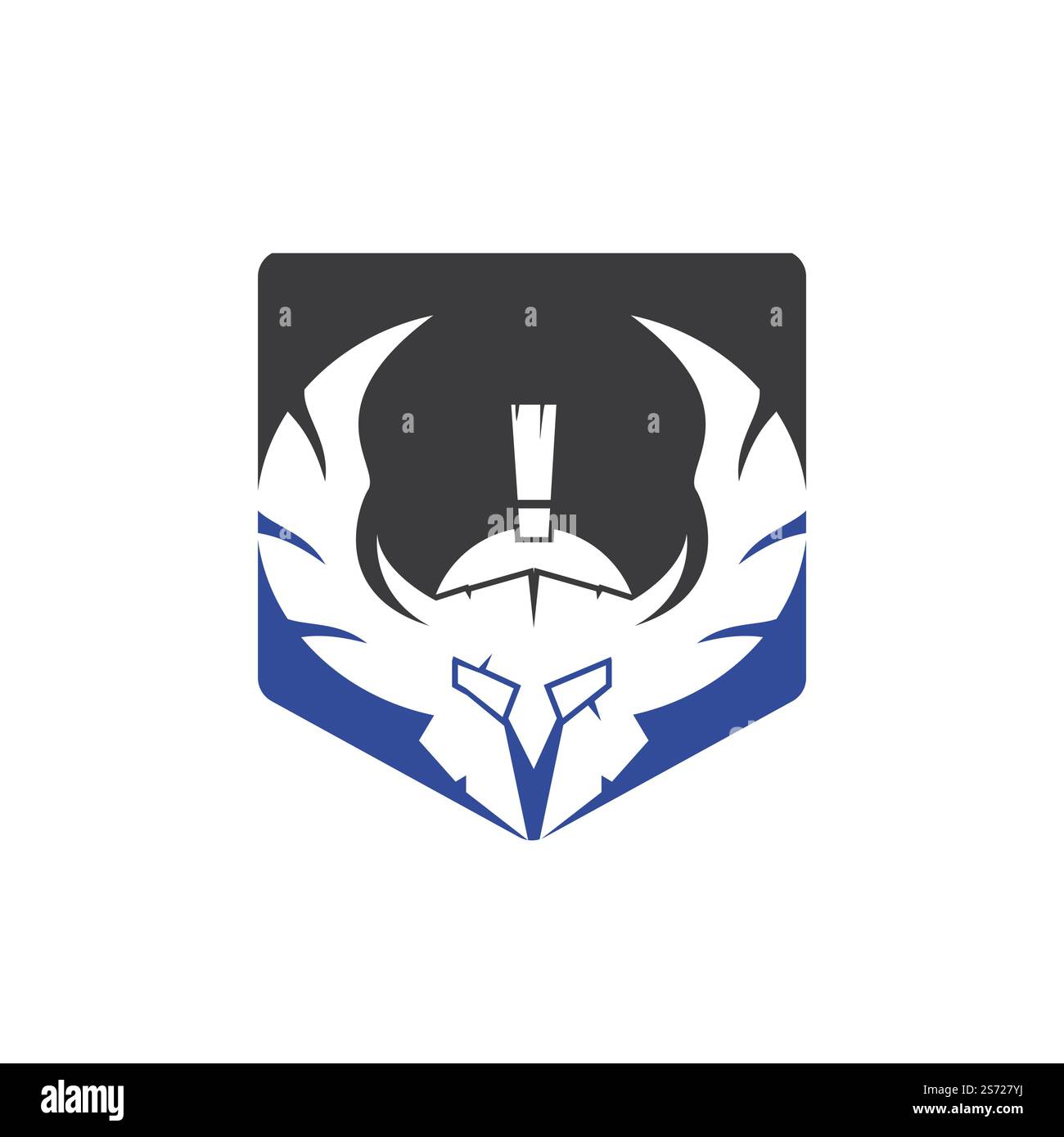 Spartan warrior with wings vector logo design. Warrior knight logo ...