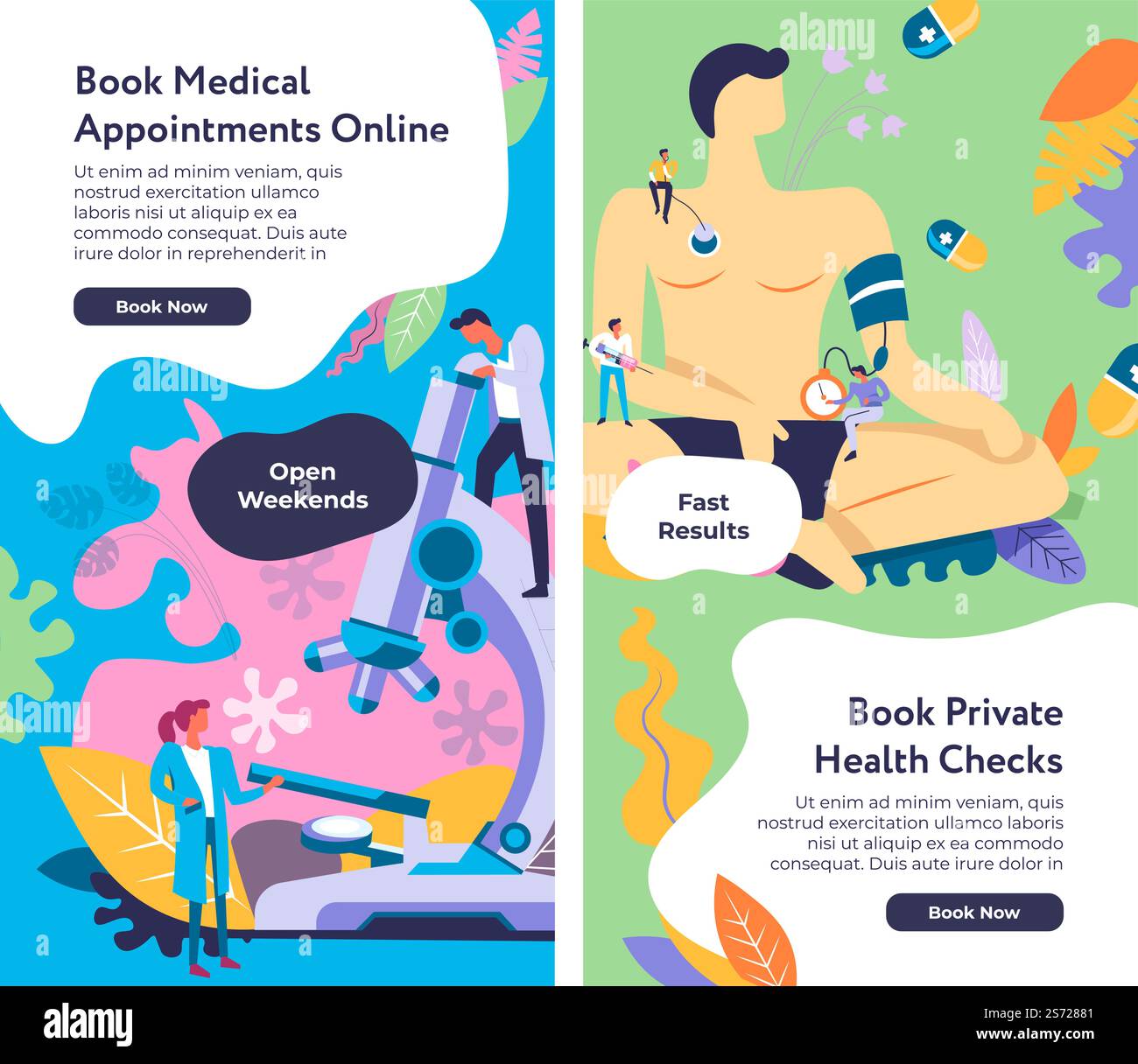 Private health checkup online appointment and booking hi-res stock ...