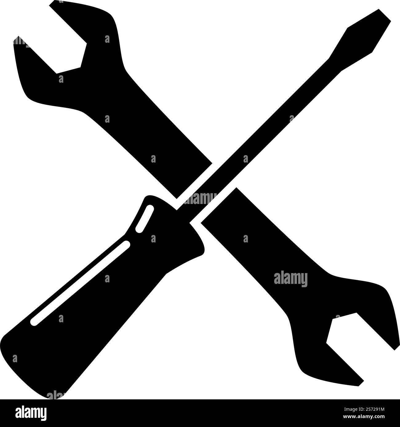 Maintenance logo icon vector flat design template Stock Vector Image ...
