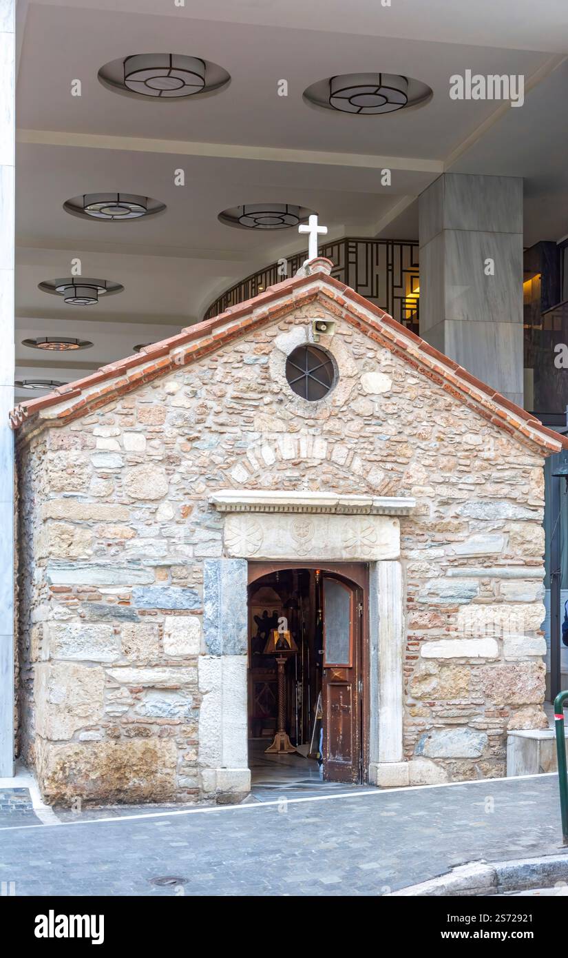 The 16th century chapel of Holy Power completely engulfed by the 1950s ...