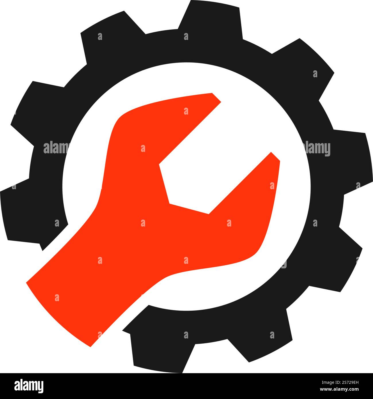 Maintenance logo icon vector flat design template Stock Vector Image ...
