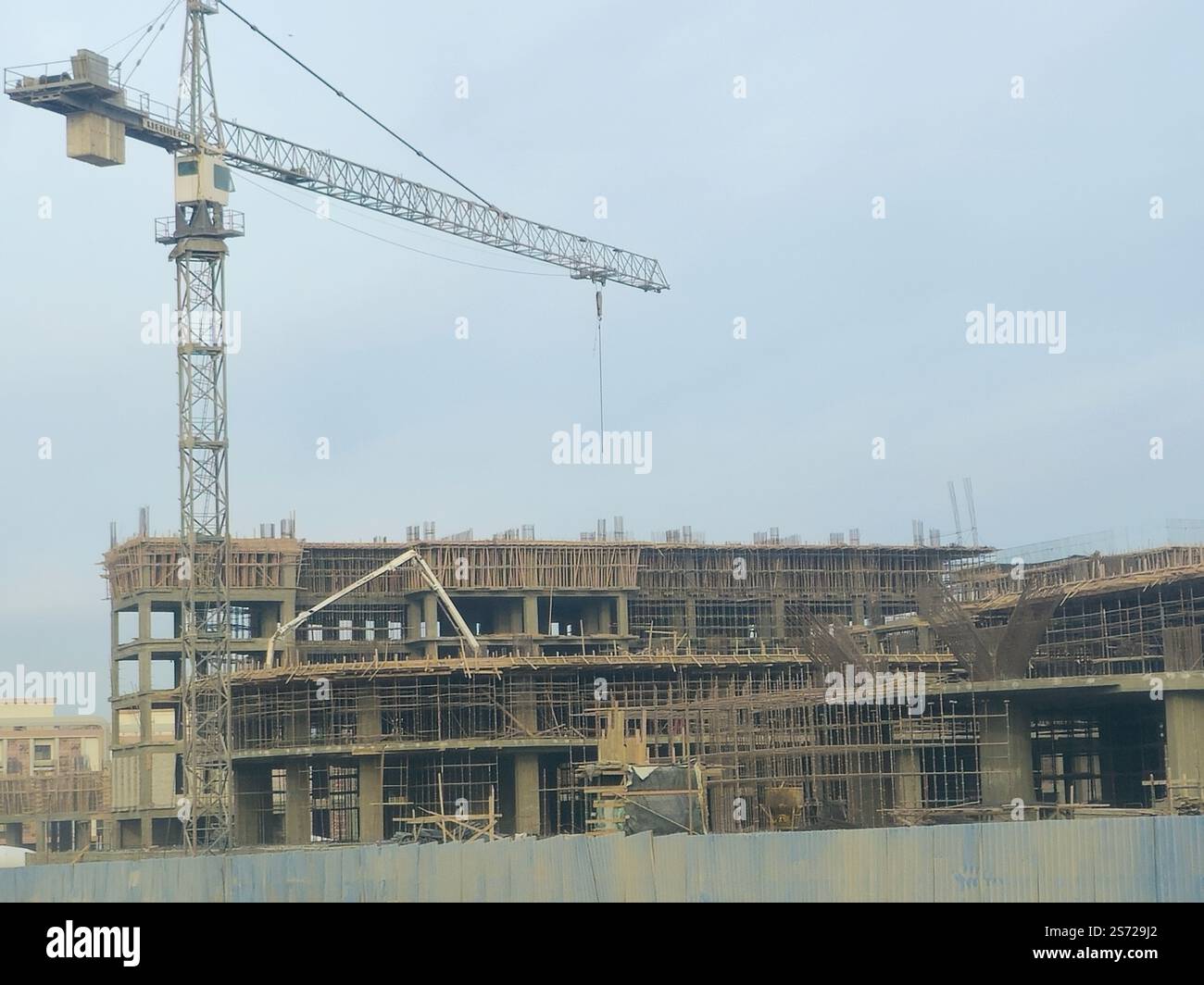 Cairo, Egypt, January 4 2025: A new high rise of residential apartments ...