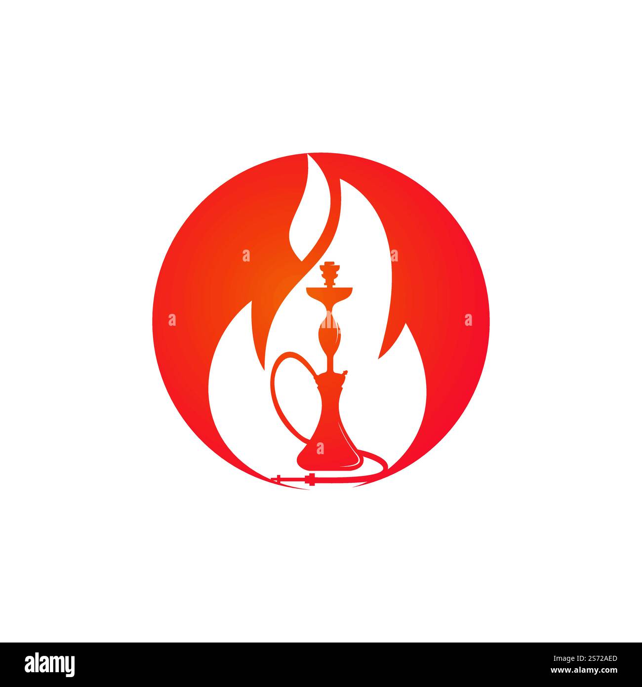 Hookah fire vector logo design. Arabian bar or house, shop vector ...