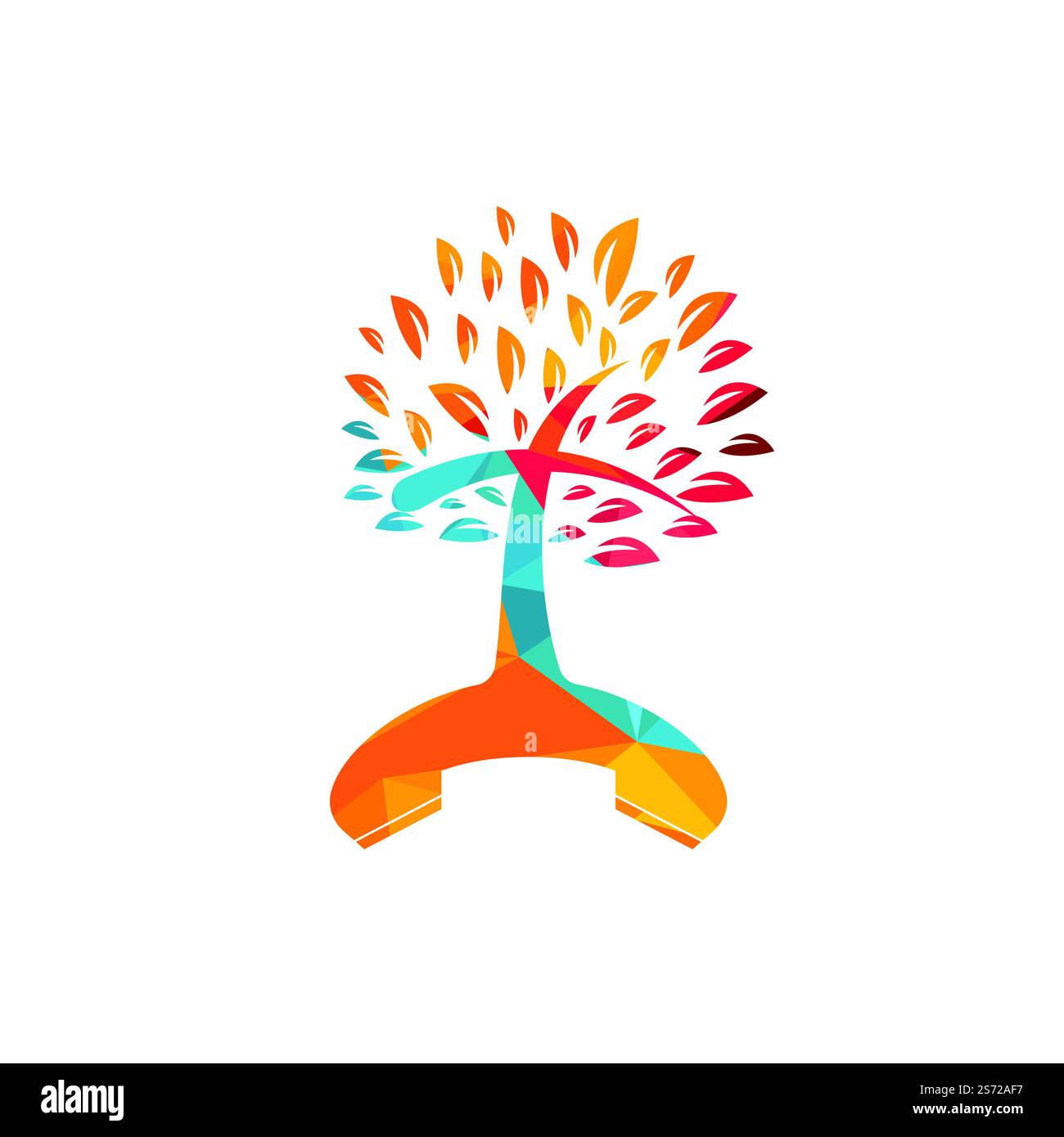 Church call logo concept. Handset and church tree vector logo design ...
