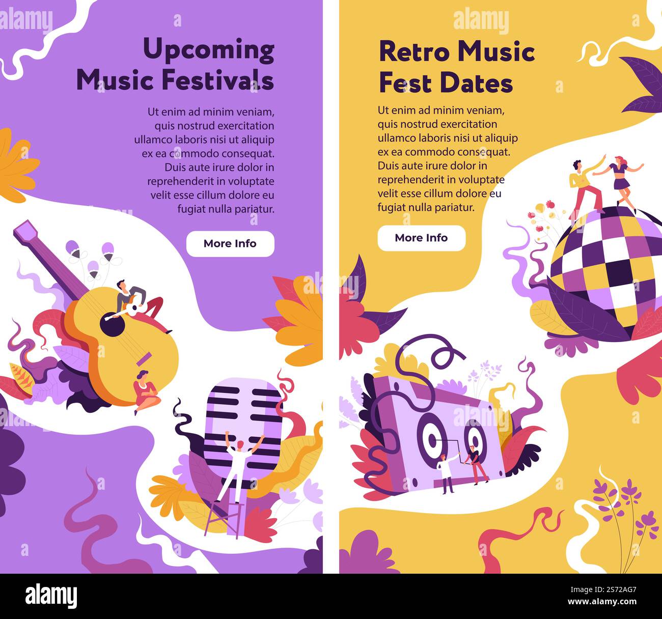 Classical music festivals Stock Vector Images - Alamy