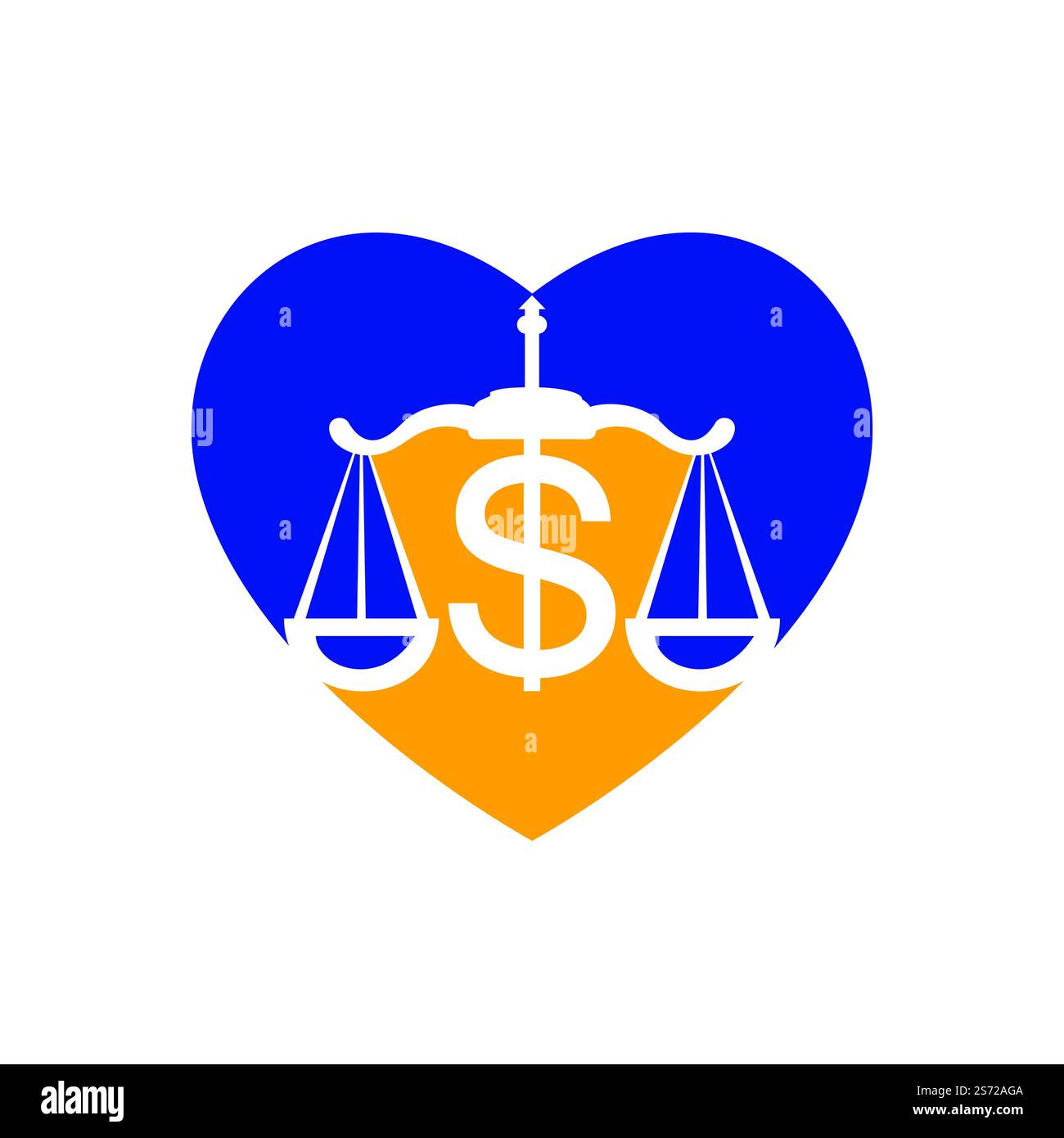 Money scale vector logo design. Dollar balance finance logo concept ...