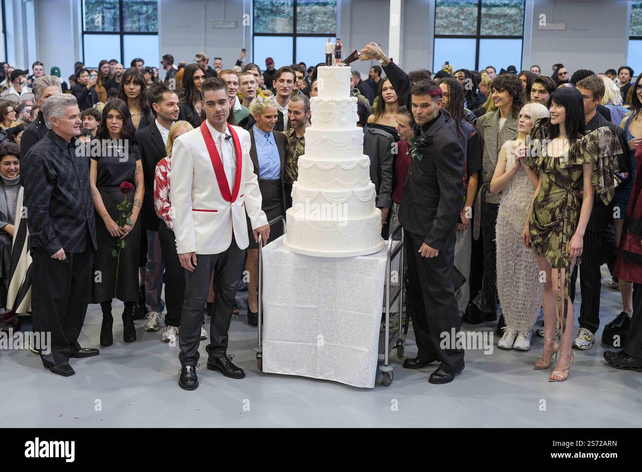 Milan, Italy. 18th Jan, 2025. Men's Fashion, Fall Winter 2025/26 ...