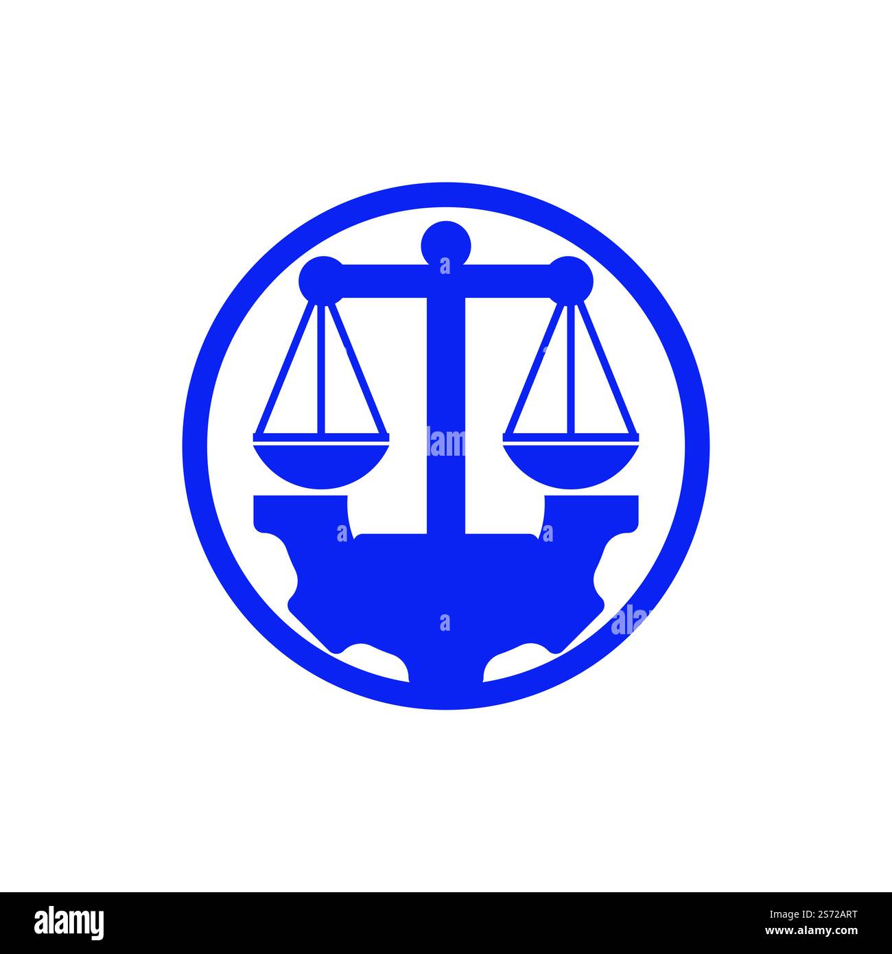 Industrial law firm vector logo design concept. Law firm with gear logo ...