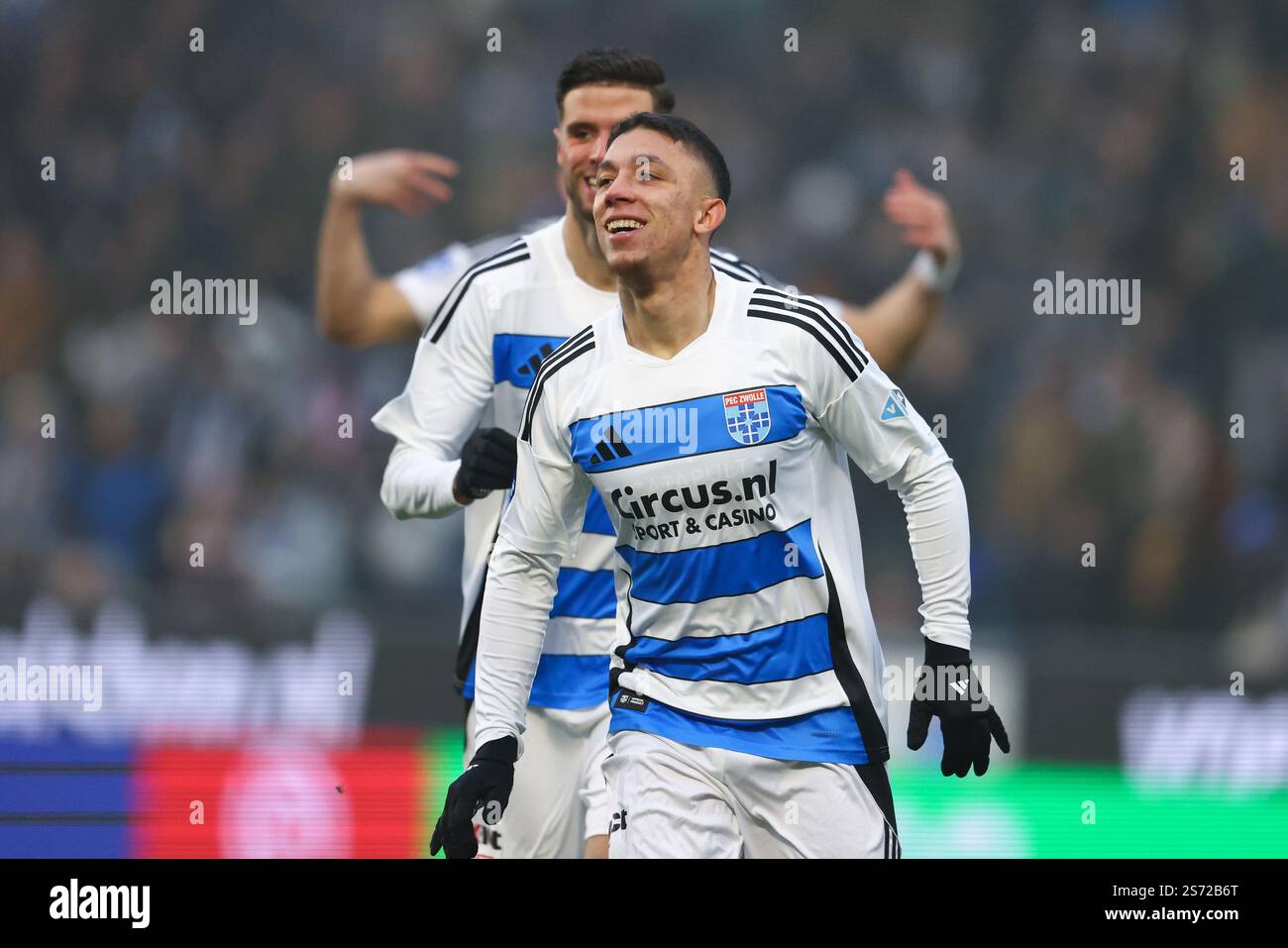 Zwolle, Netherlands. 18th Jan, 2025. ZWOLLE, 18-01-2025, MAC3PARK stadium, season 2024/2025 ...