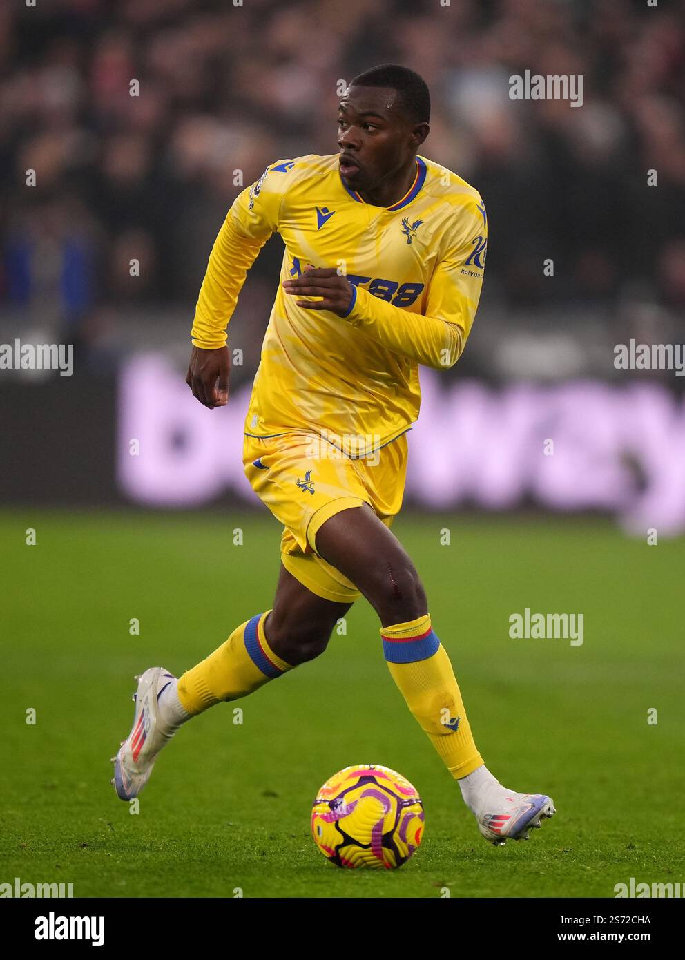 Crystal Palace's Tyrick Mitchell during the Premier League match at the ...