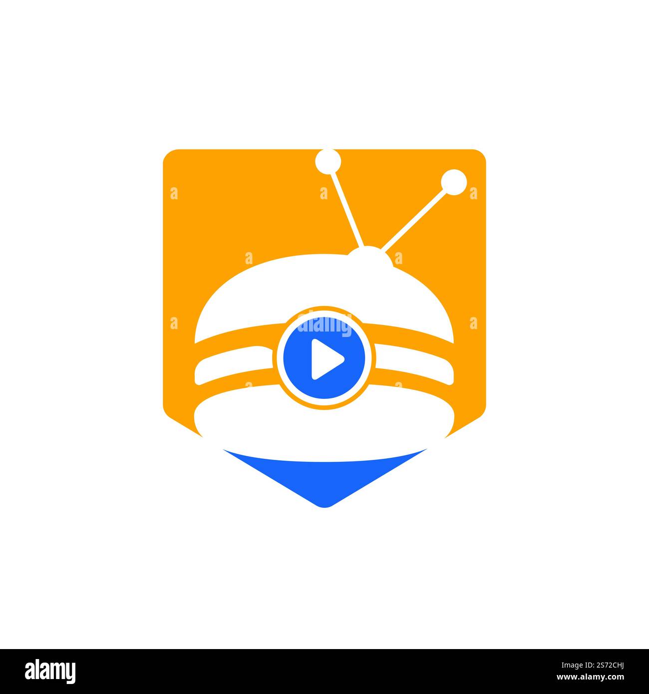 Food tv vector logo design template. Burger and TV icon design Stock Vector Image & Art - Alamy