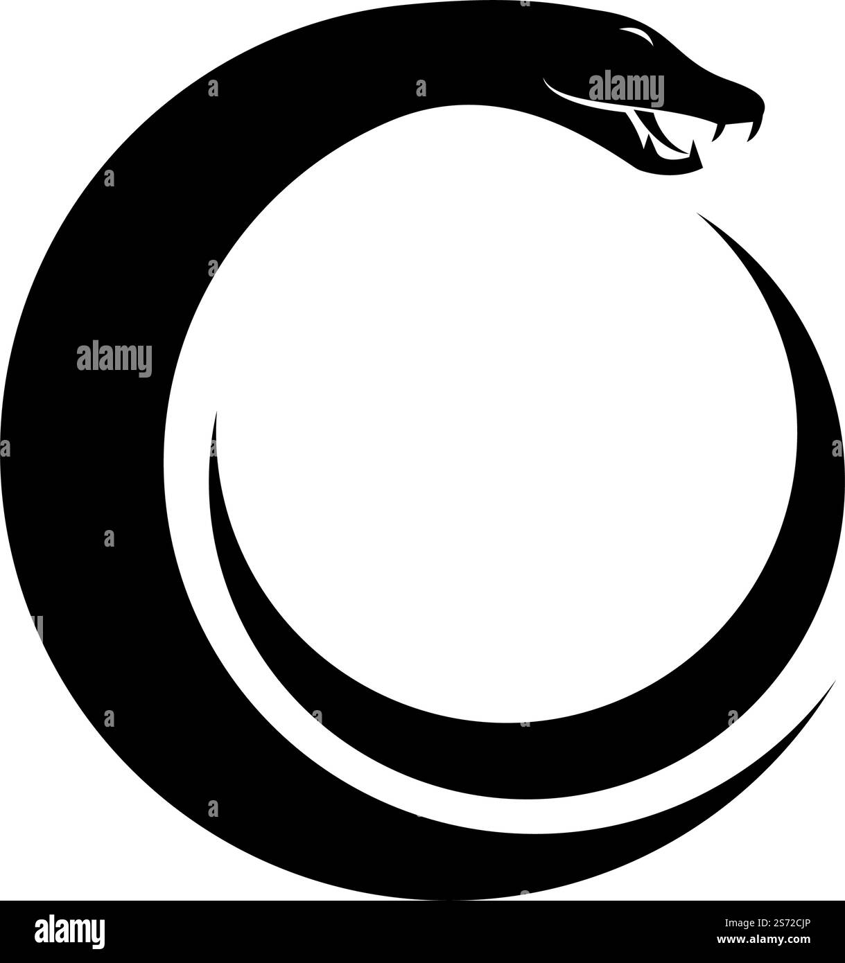 Snake logo vector ilustration template Stock Vector Image & Art - Alamy