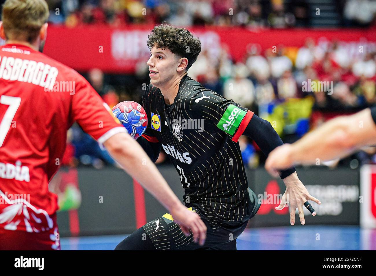 Marko Grgic (Deutschland, #71) DEN, Schweiz vs. Deutschland, Handball ...