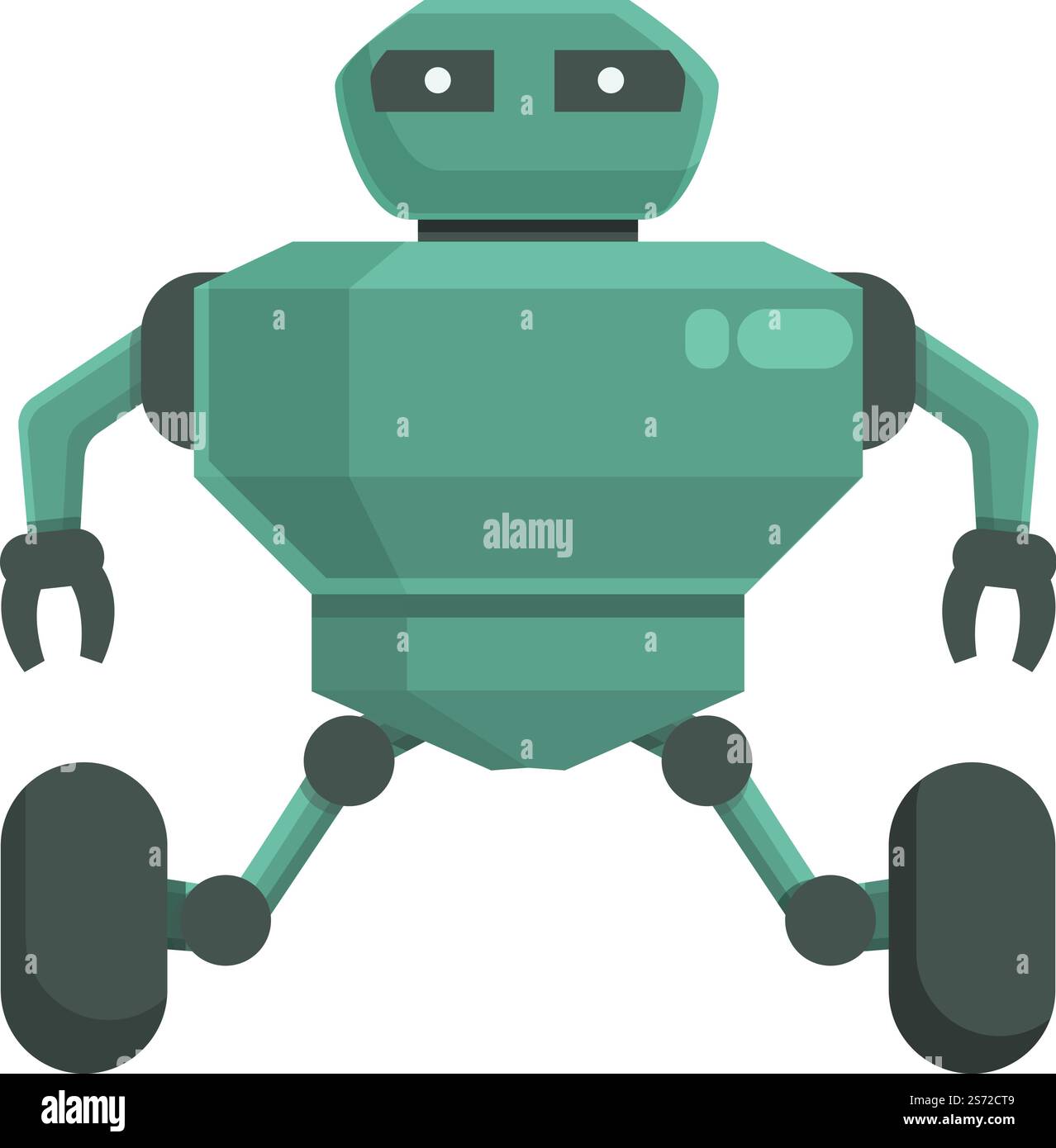 Wheel robot icon cartoon vector. Cute toy. Artificial child. Wheel ...