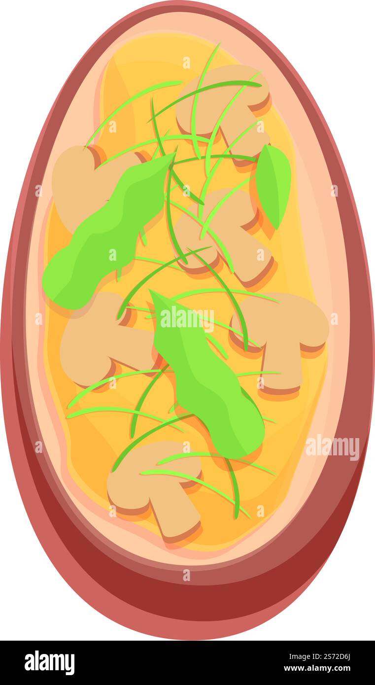 Mushroom bruschetta icon cartoon vector. Bread recipe. Food toast ...