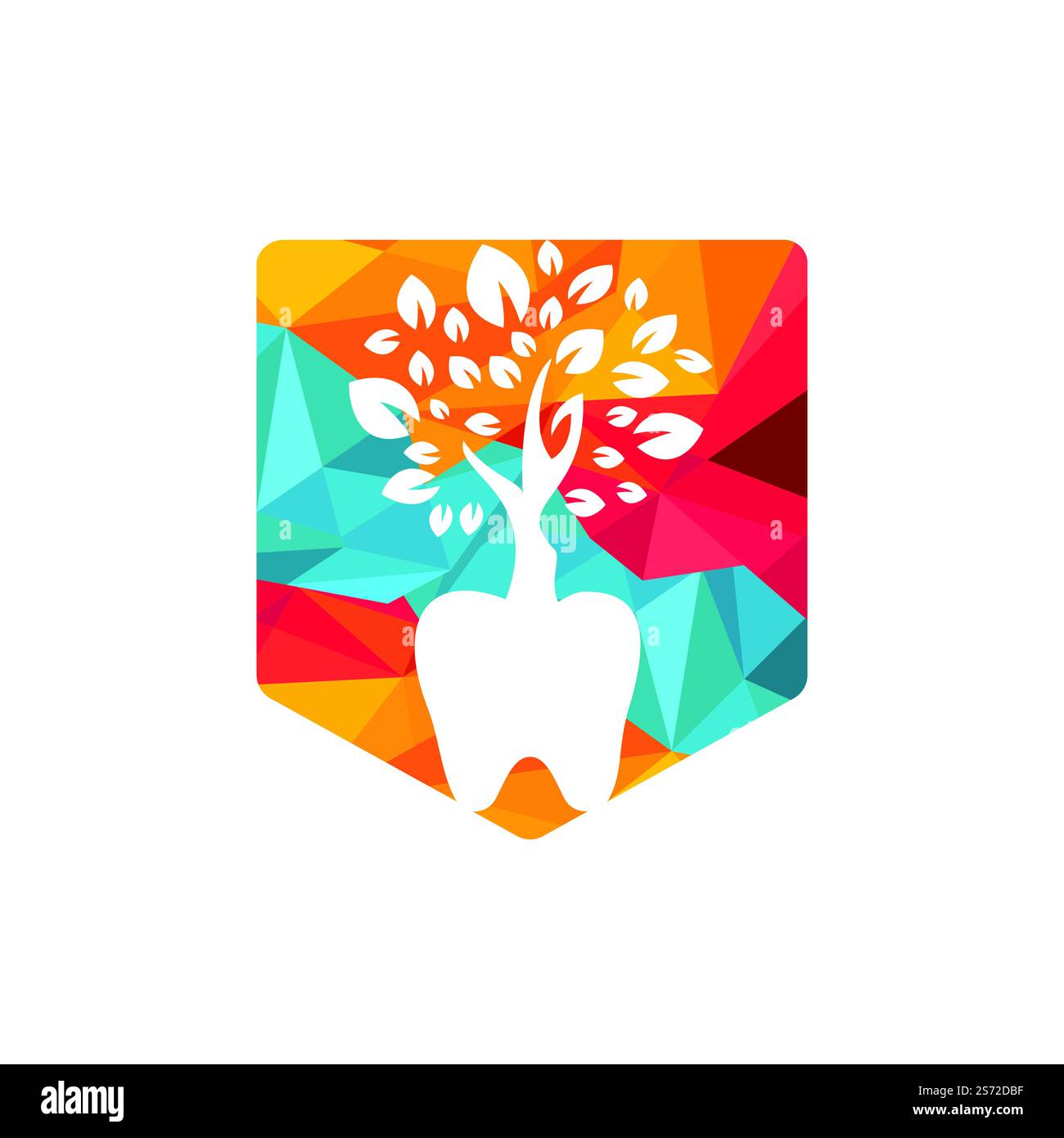 Dental tree vector logo design template. Dental tree vector logo ...