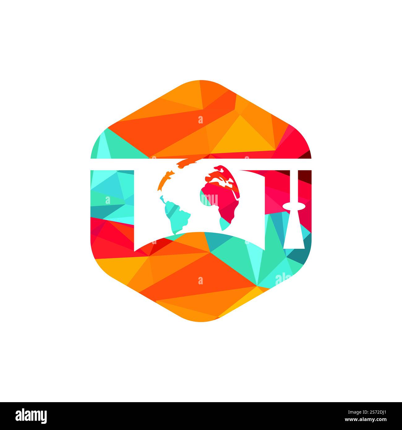 Study abroad vector logo design. Graduation cap and globe icon Stock Vector Image & Art - Alamy