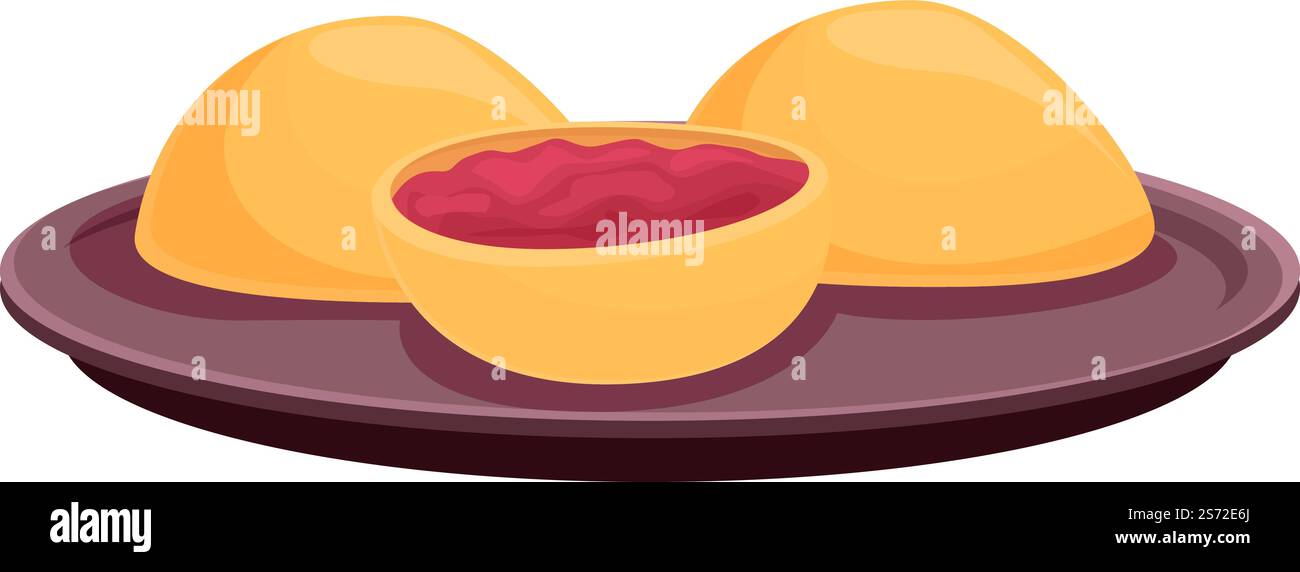 Austrian bakery icon cartoon vector. Potato food. Restaurant beef ...