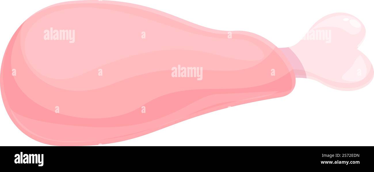Chicken meat icon cartoon vector. Food fresh. Protein cooking. Chicken ...