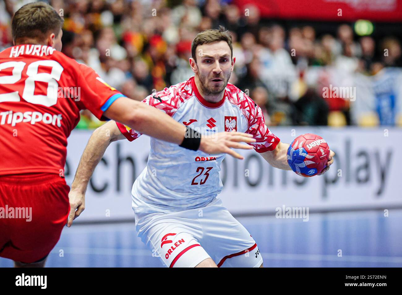 Arkadiusz Moryto (Polen, #23) DEN, Tschechien vs. Polen, Handball, IHF ...