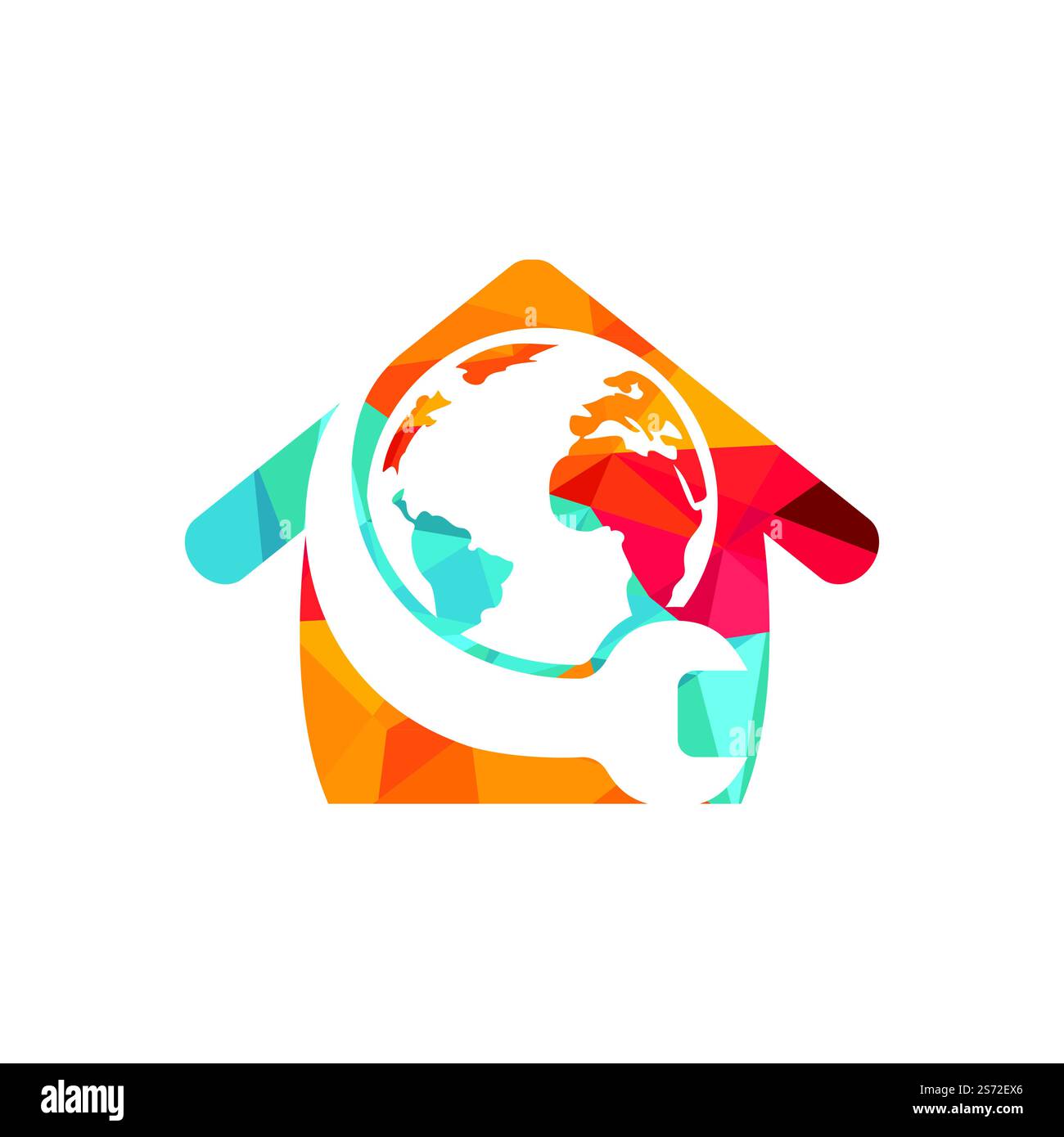 Mechanic World logo vector design template. Global repair network ...