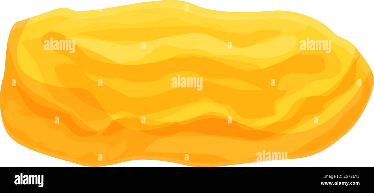 Dry gold grapes icon cartoon vector. Raisin fruit. Food fig. Dry gold ...