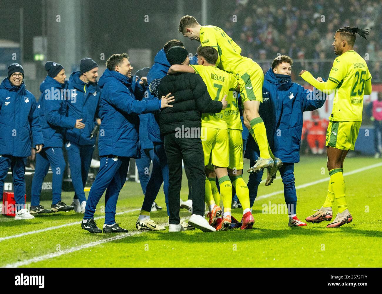 18 January 2025, Schleswig-Holstein, Kiel: Soccer: Bundesliga, Holstein ...