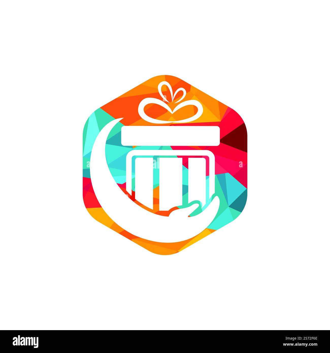 Gift care vector logo design template. Gift store shop logo template ...