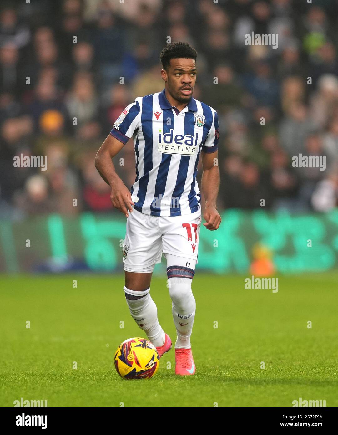 West Bromwich Albion's Grady Diangana during the Sky Bet Championship ...