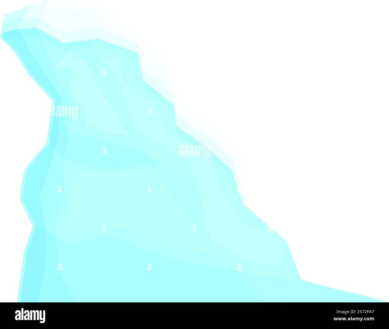 Freeze glacier icon cartoon vector. Ice berg. Water north. Freeze ...