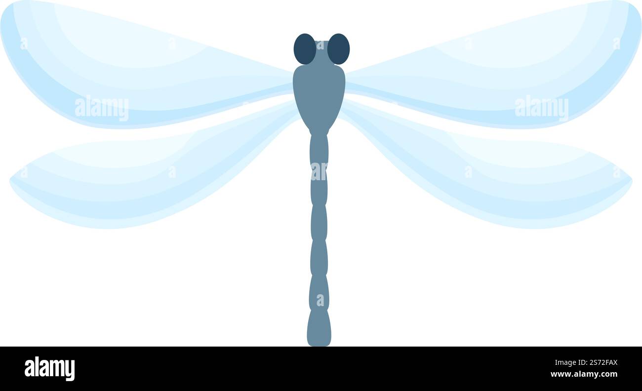 Wing dragonfly icon cartoon vector. Insect bug. Fly dragon. Wing ...