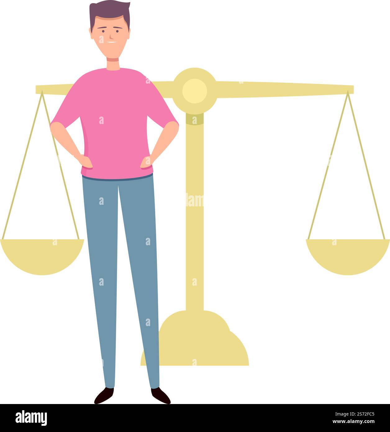 Balance benchmark icon cartoon vector. Cost indicator. Unit time ...