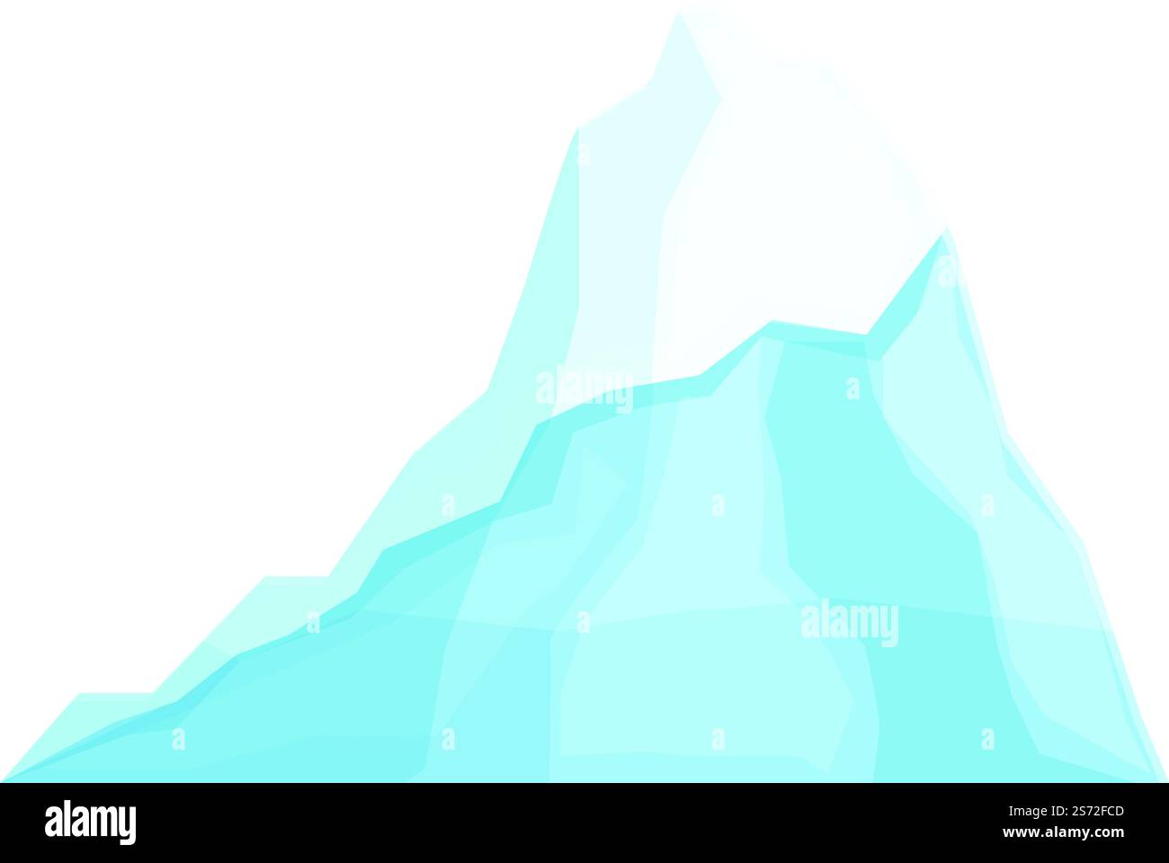 Antarctic glacier icon cartoon vector. Ice berg. Water north. Antarctic ...