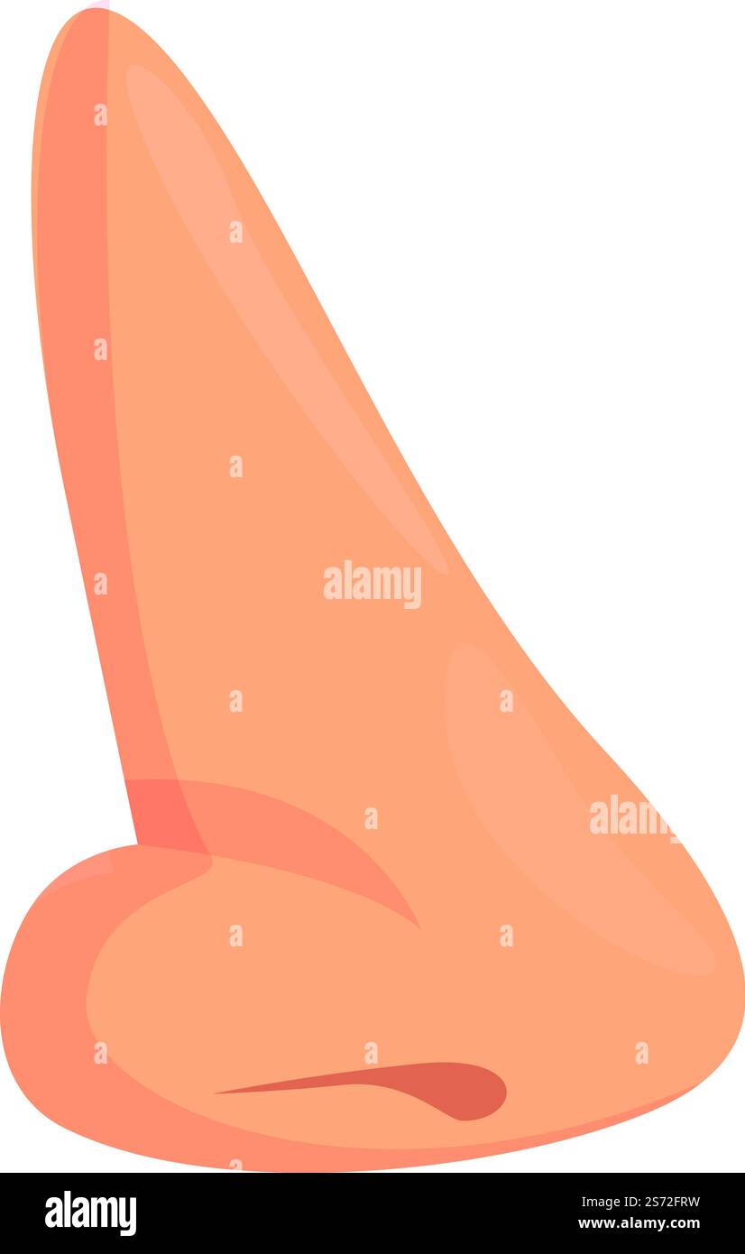 Aesthetic rhinoplasty icon cartoon vector. Nose surgery. Nasal skin ...