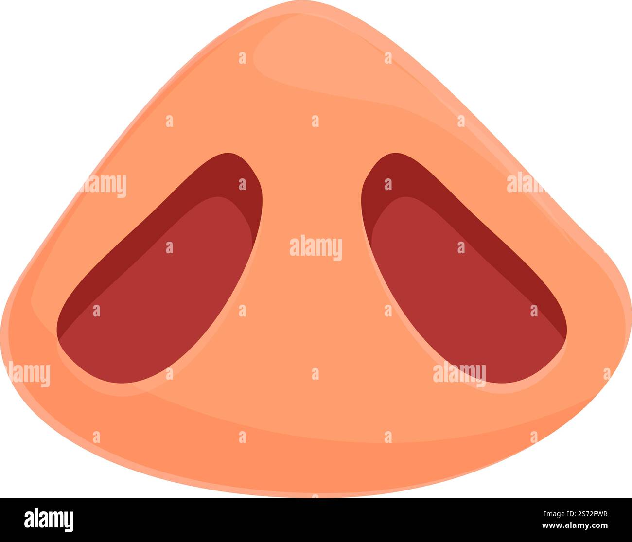 Rhinoplasty surgery icon cartoon vector. Nose plastic. Face operation ...
