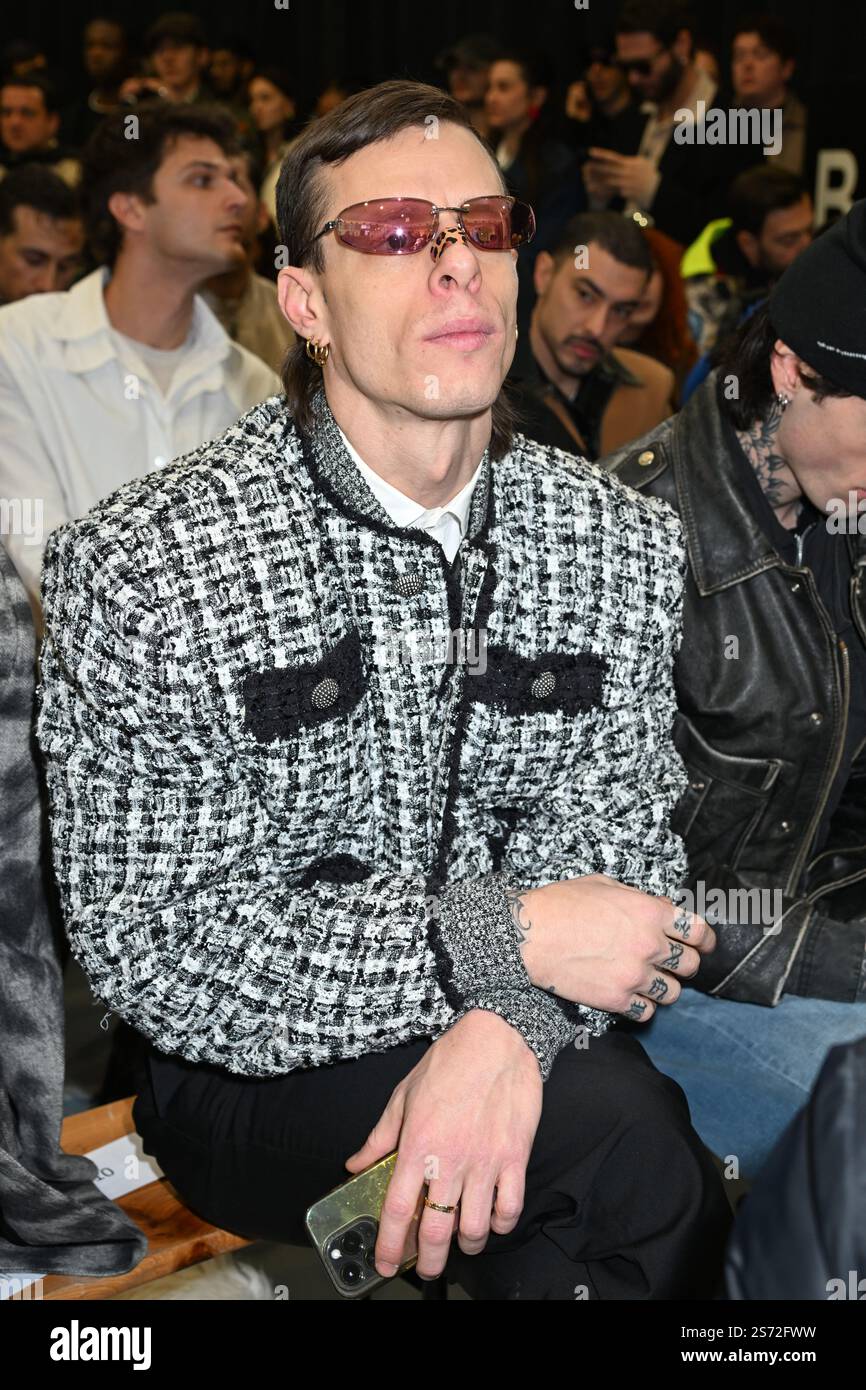 Milan, Italy. 18th Jan, 2025. Men's Fashion, Fall/Winter 2025.- Jordan ...