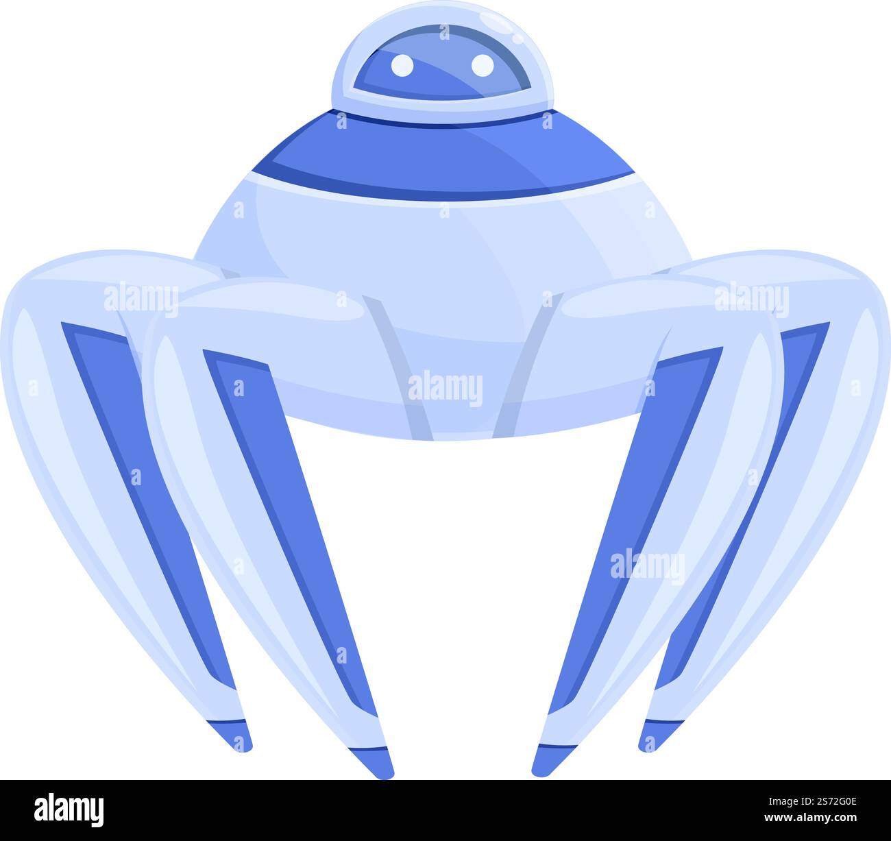 Robot machine icon cartoon vector. Cute character. Artificial future ...