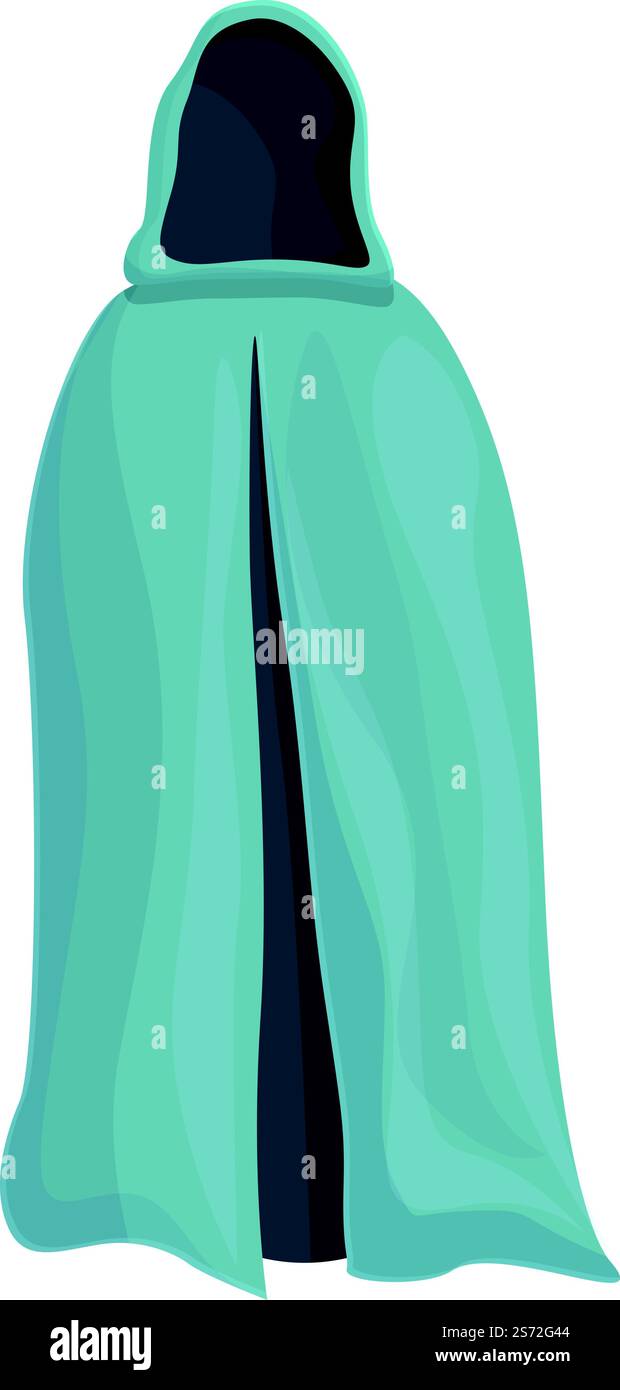 Drape cloak icon cartoon vector. Vampire cape. Super hero. Drape cloak ...
