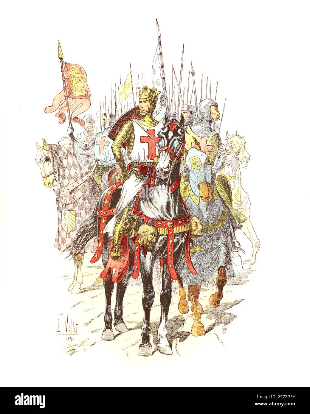 Richard the lionheart illustration hi-res stock photography and images ...