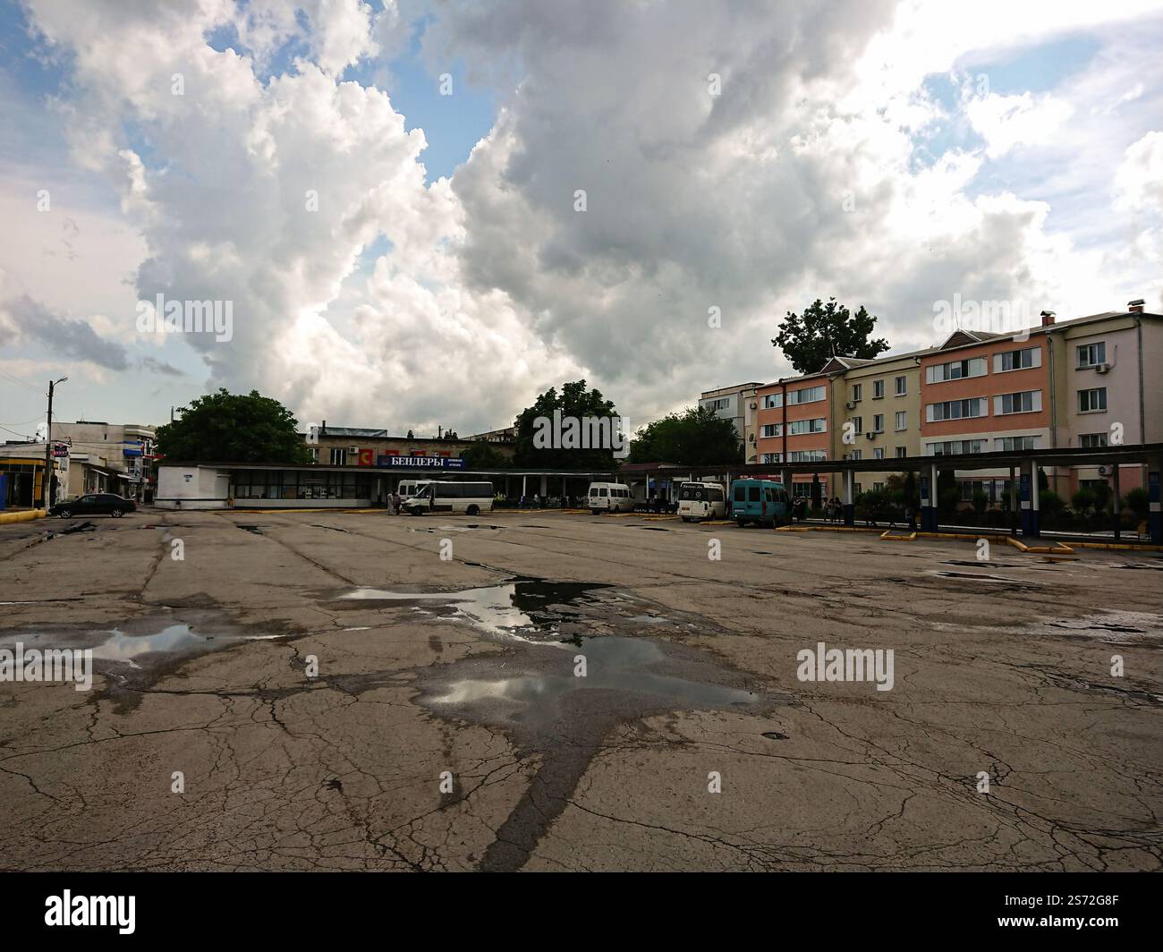 City views from Tiraspol, the capital of Transnistria, Tiraspol ...