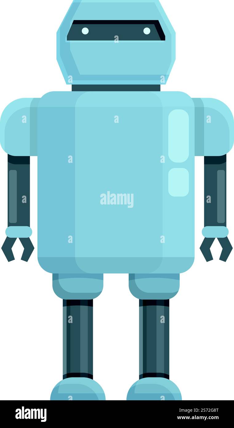 Child robot icon cartoon vector. Cute toy. Computer science. Child ...