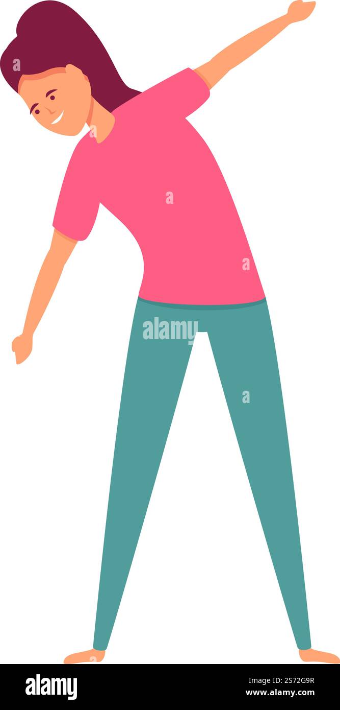 Sport exercise icon cartoon vector. School kid. Happy child. Sport ...