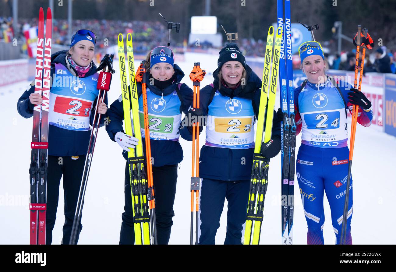 Ruhpolding, Germany. 18th Jan, 2025. Biathlon: World Cup, 4 x 6 km ...