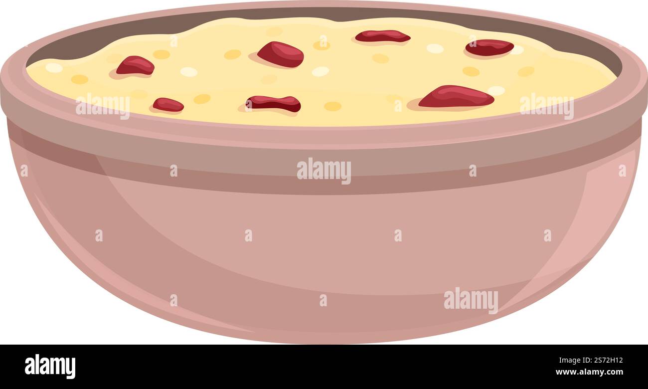 Caribbean soup icon cartoon vector. Food plate. Cuban dish. Caribbean ...