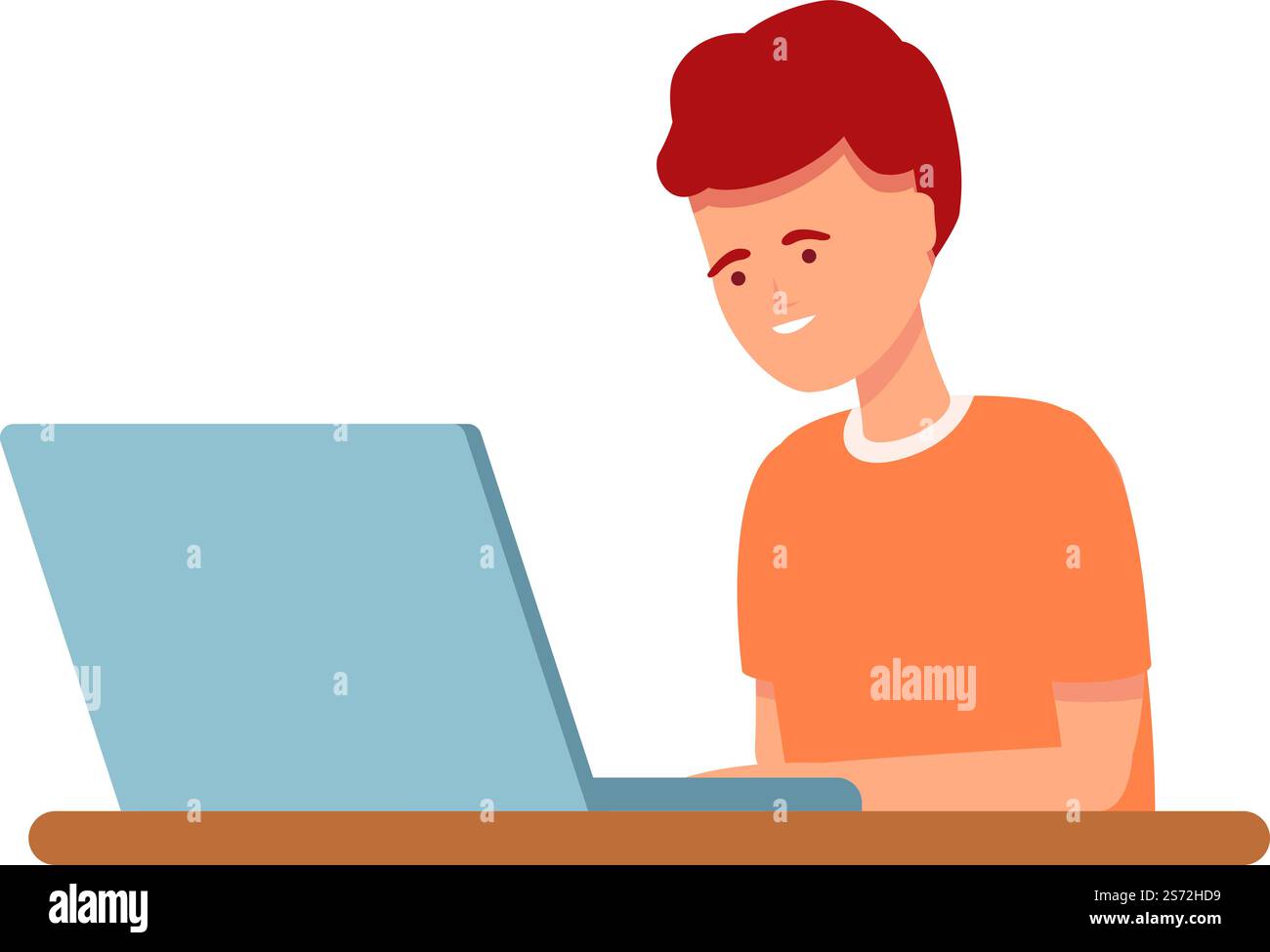 Laptop education icon cartoon vector. Computer kid. Internet study ...