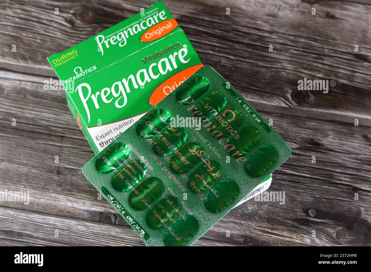 Cairo, Egypt, January 2 2025: Pregnacare original tablets by ...
