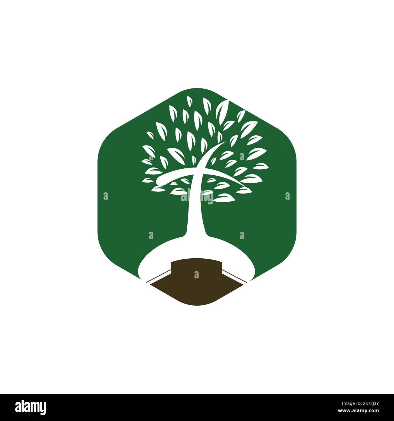 Church call logo concept. Handset and church tree vector logo design ...