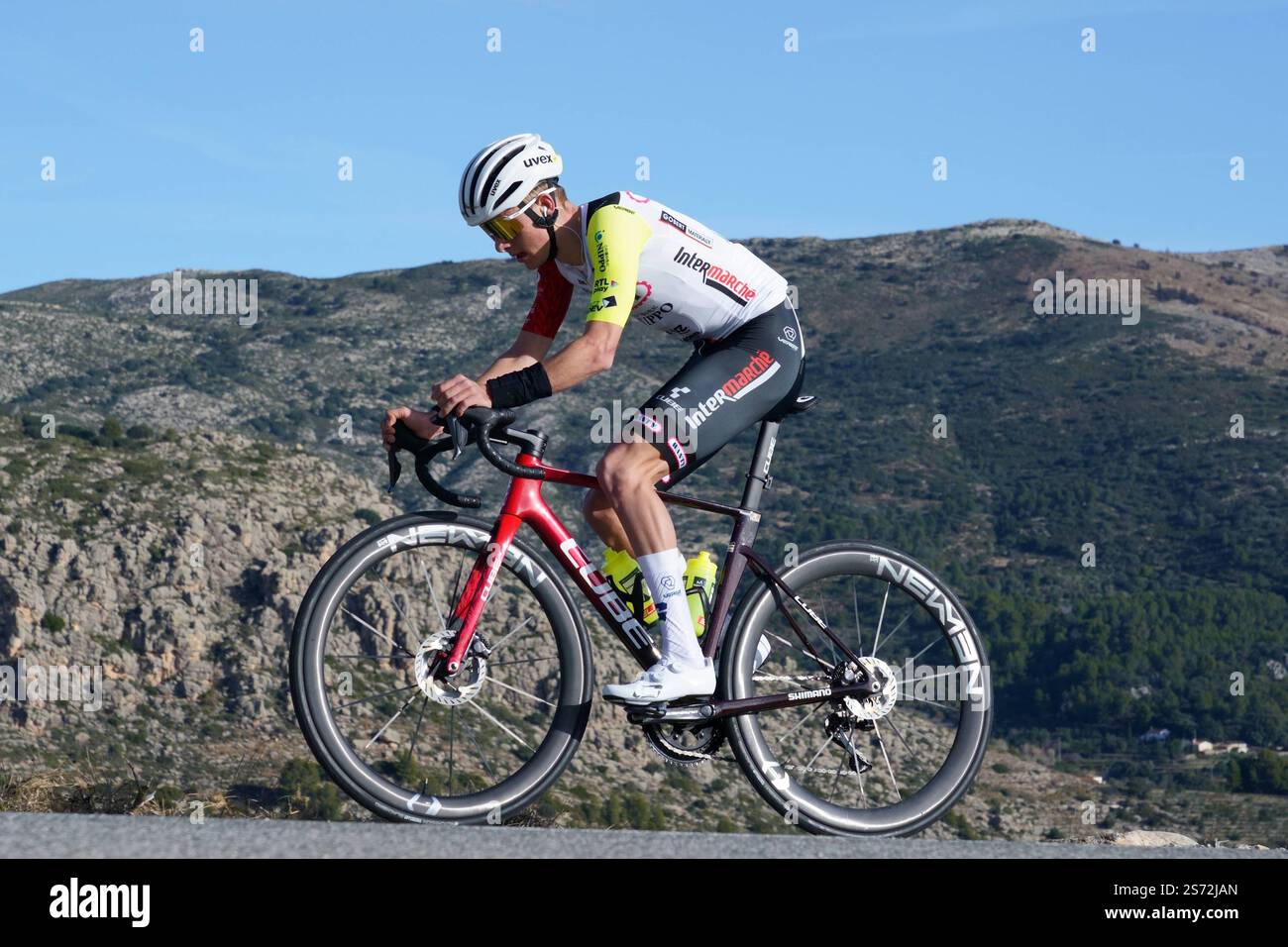 Alicante, Spain. 18th Jan, 2025. a training session of Belgian cycling ...