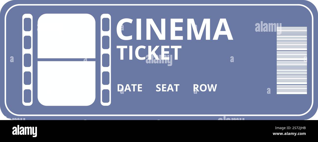 Event ticket icon cartoon vector. Film entry. Sign place. Event ticket ...