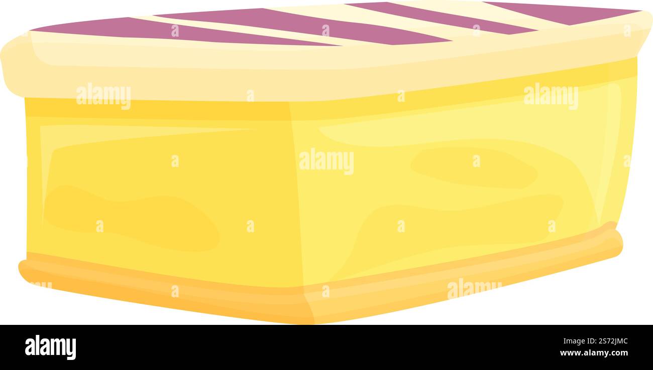 Jelly cake icon cartoon vector. Food cuisine. Noodle menu. Jelly cake ...